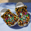Irish Skull Halloween Clogs For Kids And Adults - Design by Crocodile