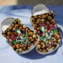 Irish Skull Halloween Clogs For Kids And Adults - Design by Crocodile