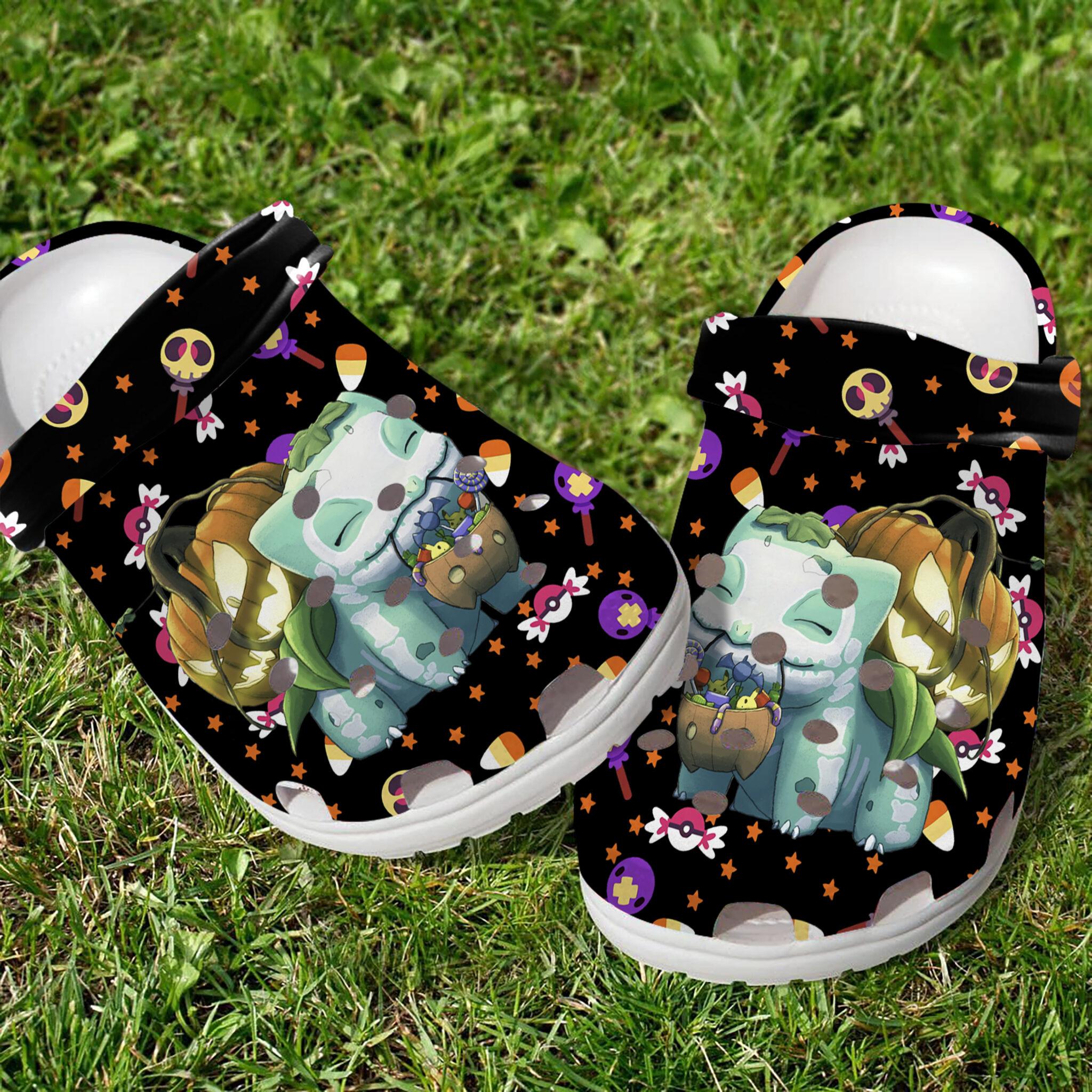Cute Pokemon Pattern Slippers - Design by Crocodile