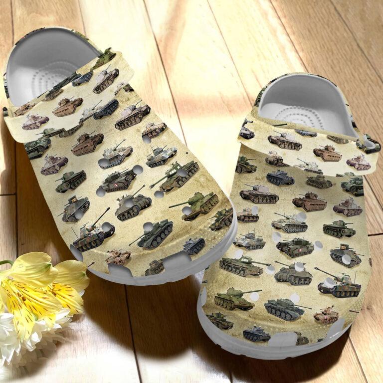 WW II Tanks Slippers - Design by Crocodile
