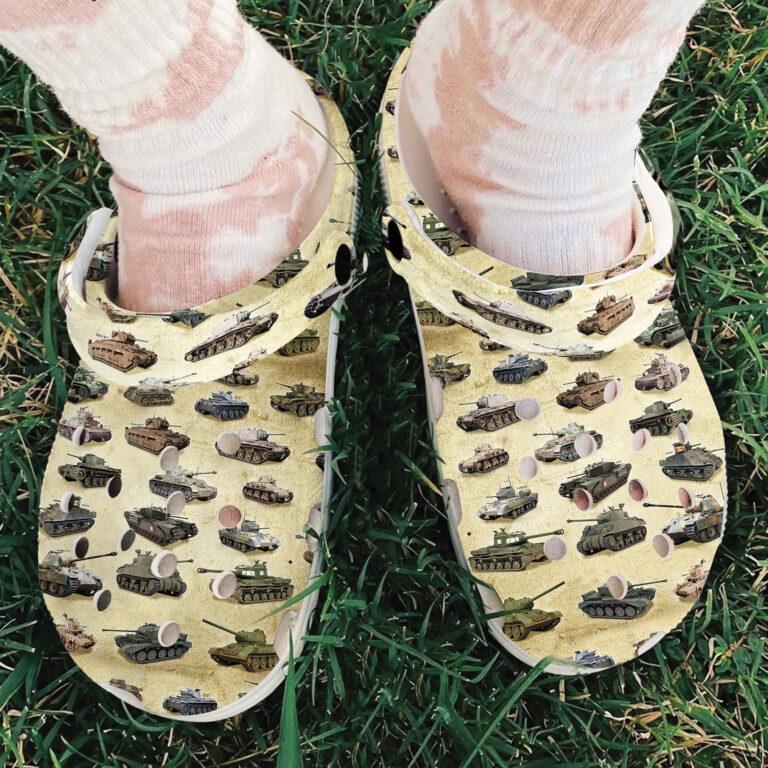WW II Tanks Slippers - Design by Crocodile