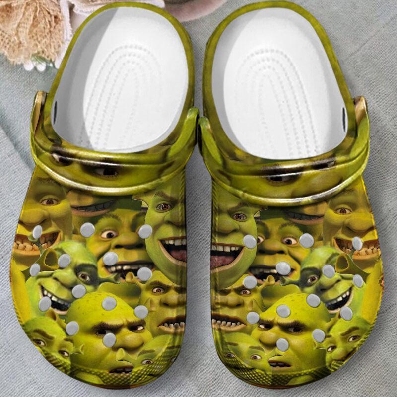 Shrek Slippers - Design by Crocodile