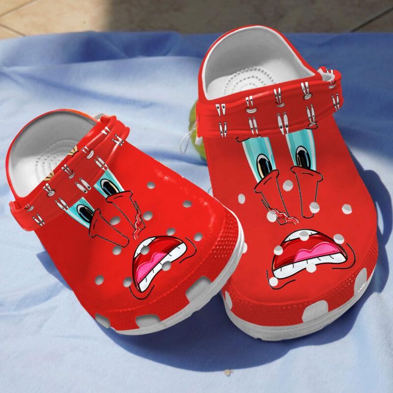 Spongebob Splatter Graphics Clogs For Kids And Adults - Design by Crocodile