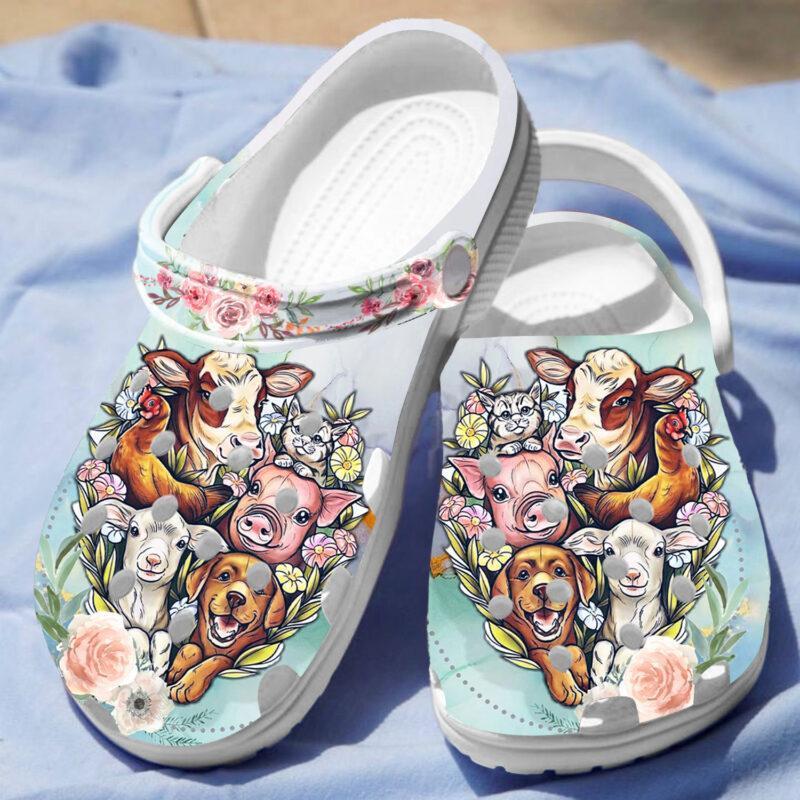 Farm Animals Clogs - Design by Crocodile