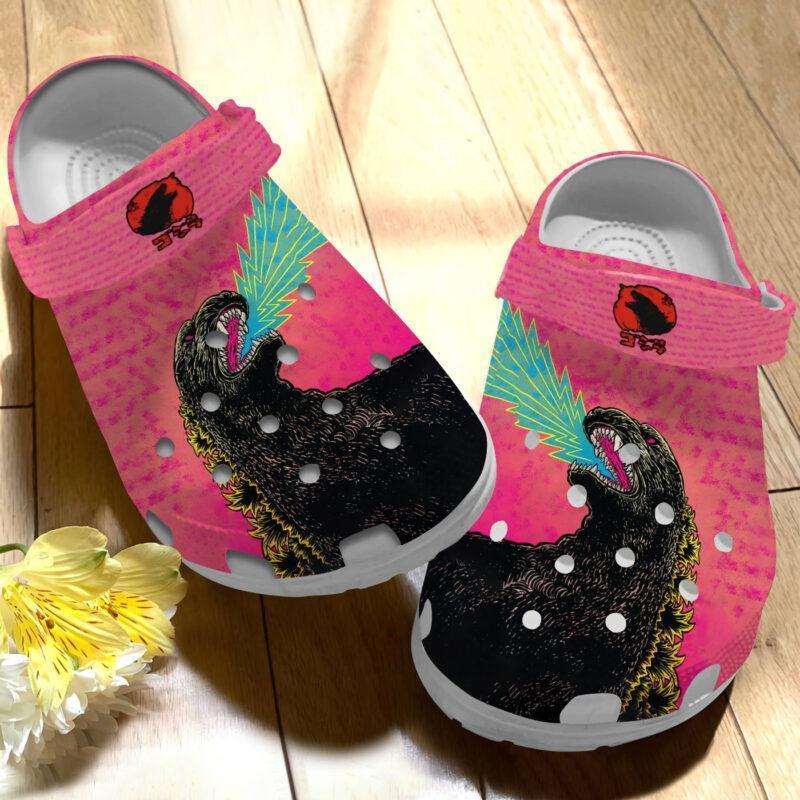 Godzilla Clogs - Design by Crocodile