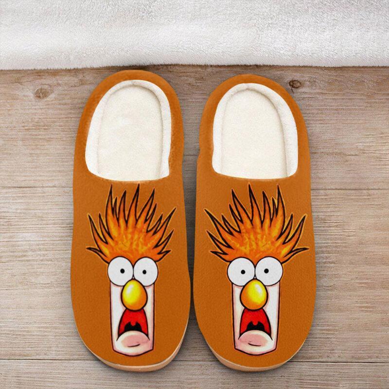 Beaker muppet House Slippers - Design by Crocodile
