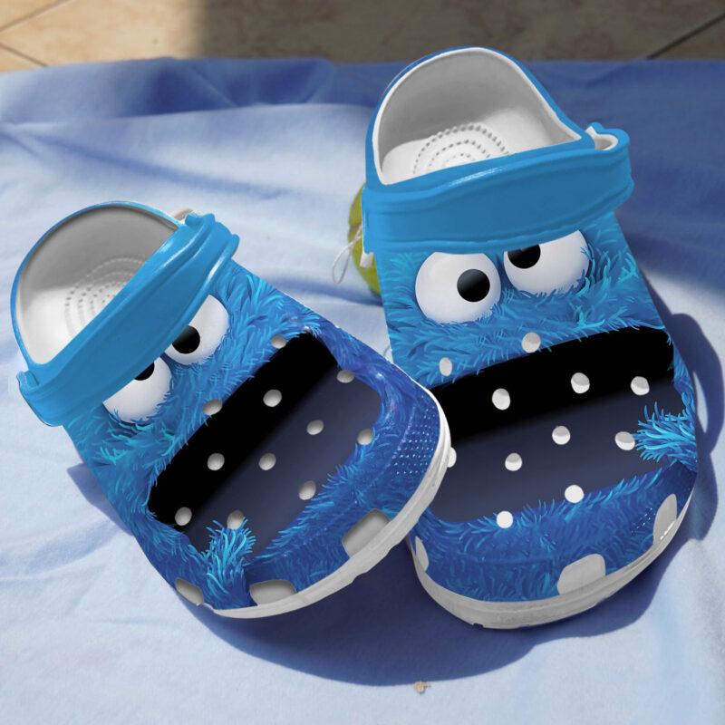 Cookie Monster Slippers - Design by Crocodile