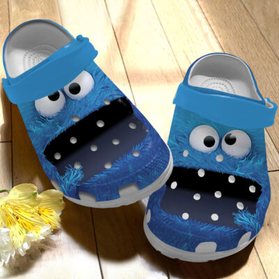 Cookie Monster Slippers - Design by Crocodile