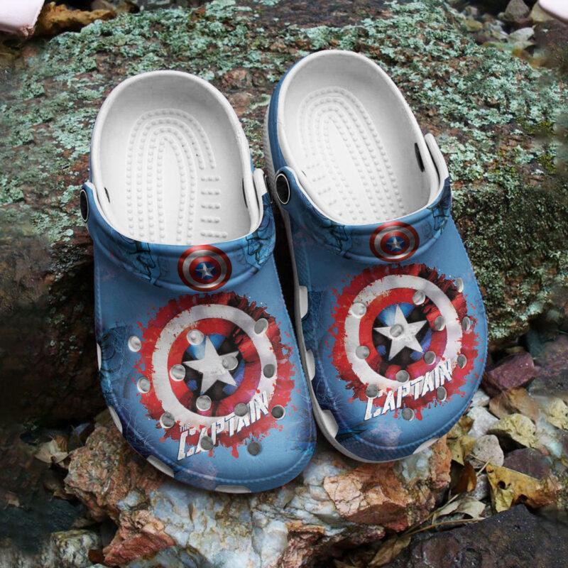 Captain America Slippers - Design by Crocodile