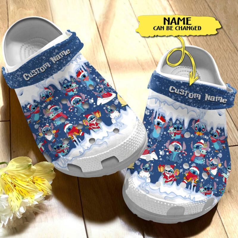 Custome Name Stitch And Toothless Galaxy Clogs For Kids & Adults ...