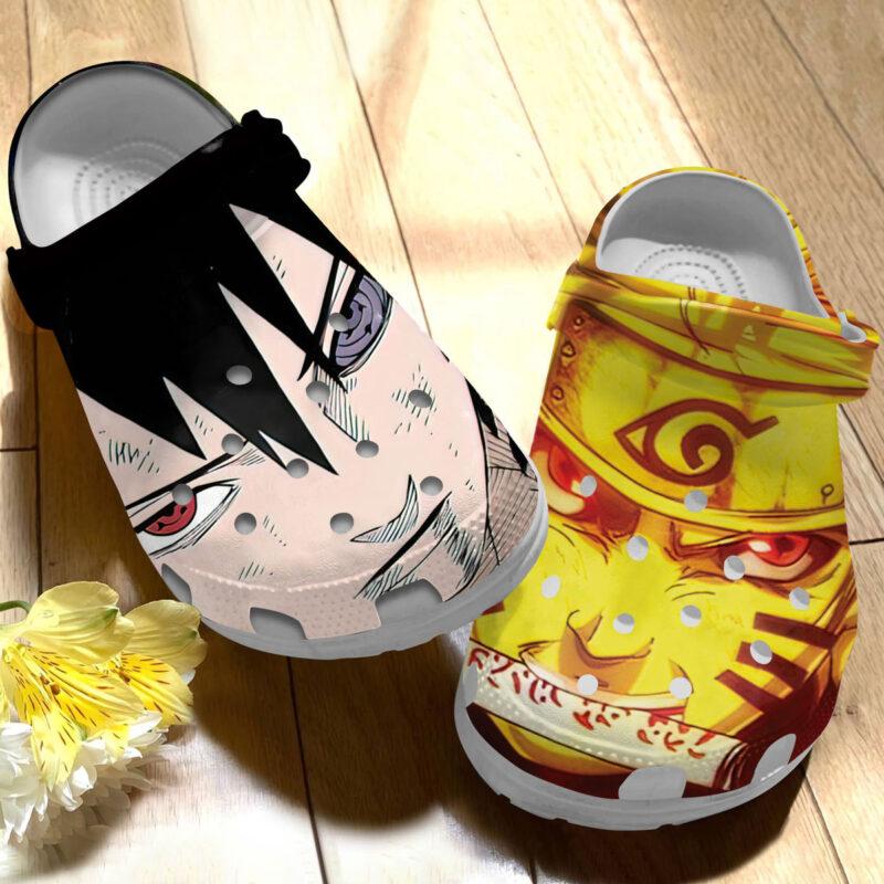 Amazing Naruto & Sasuke Slippers - Design by Crocodile