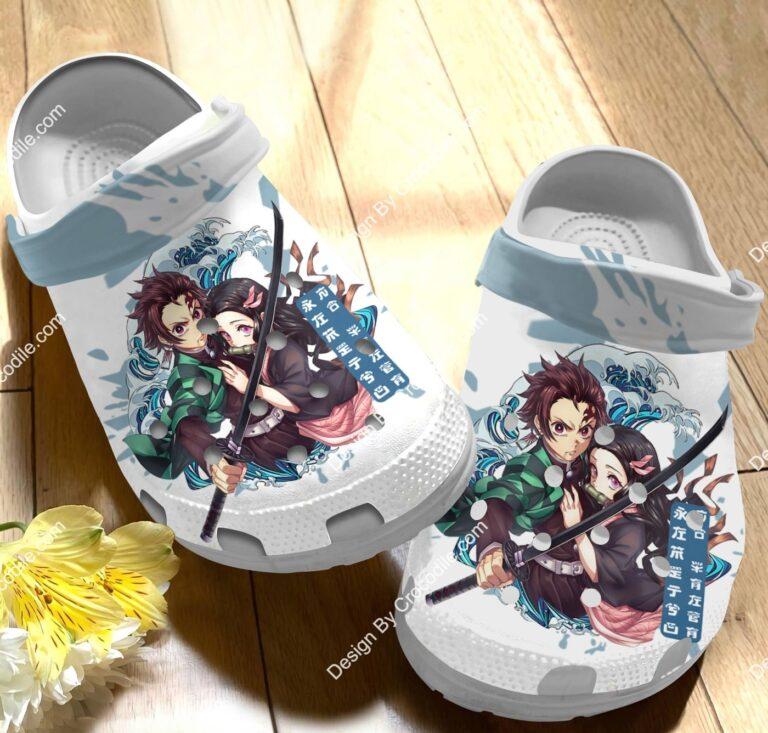 Demon Slayer Anime Slippers - Design by Crocodile
