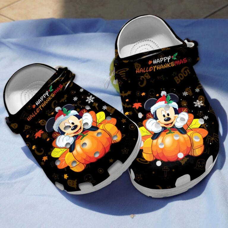 Love Eyes Mickey And Minnie Mouse Cartoon Clogs For Kids & Adults ...