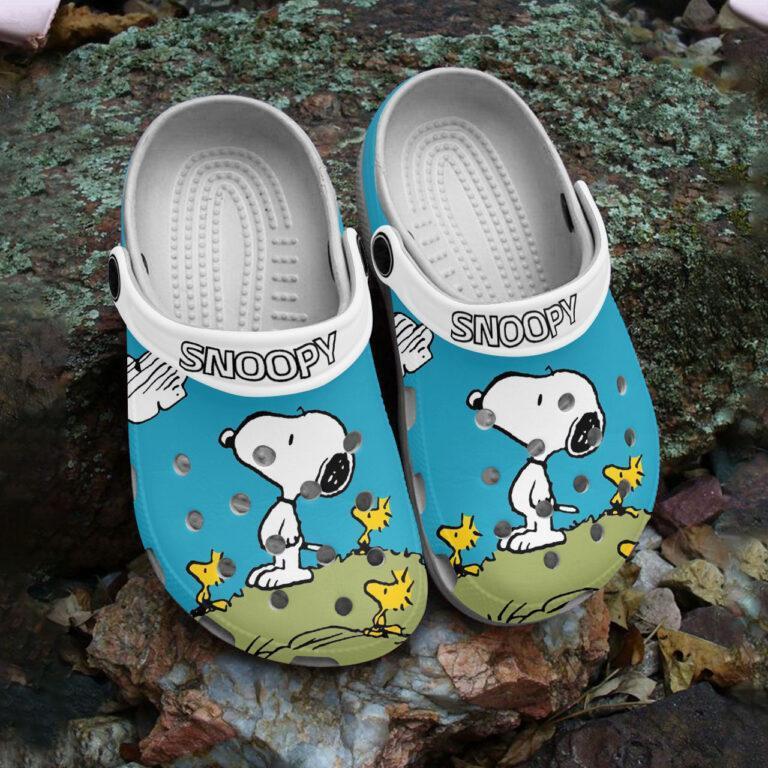 Snoopy 3D Print Clogs Shoes - Design by Crocodile