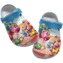 Funny Monster Inc Cartoon White Clogs For Kids And Adults - Design by ...