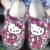 Personalized Cute Hello Kitty Pink Clogs Clogs Shoes - Design by Crocodile