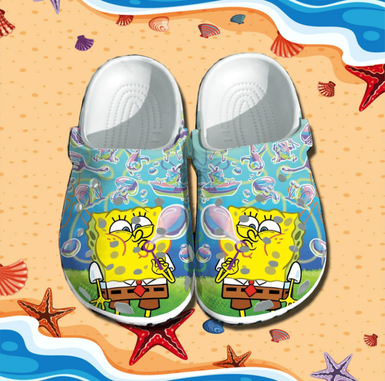 Cute Spongebob Squarepants Clogs For Kids And Adults - Design by Crocodile