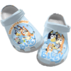 See Bluey And Bingo Blue Clogs For Kids And Adults - Design by Crocodile