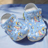 Lovely Bluey Characters Print Blue Clogs For Kids And Adults - Design ...