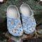 Lovely Bluey Characters Print Blue Clogs For Kids And Adults - Design ...