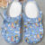 Lovely Bluey Characters Print Blue Clogs For Kids And Adults - Design ...