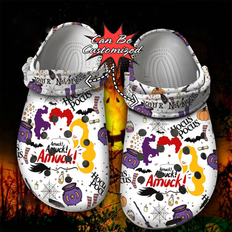 Hocus Pocus Spooky Clogs - Design by Crocodile