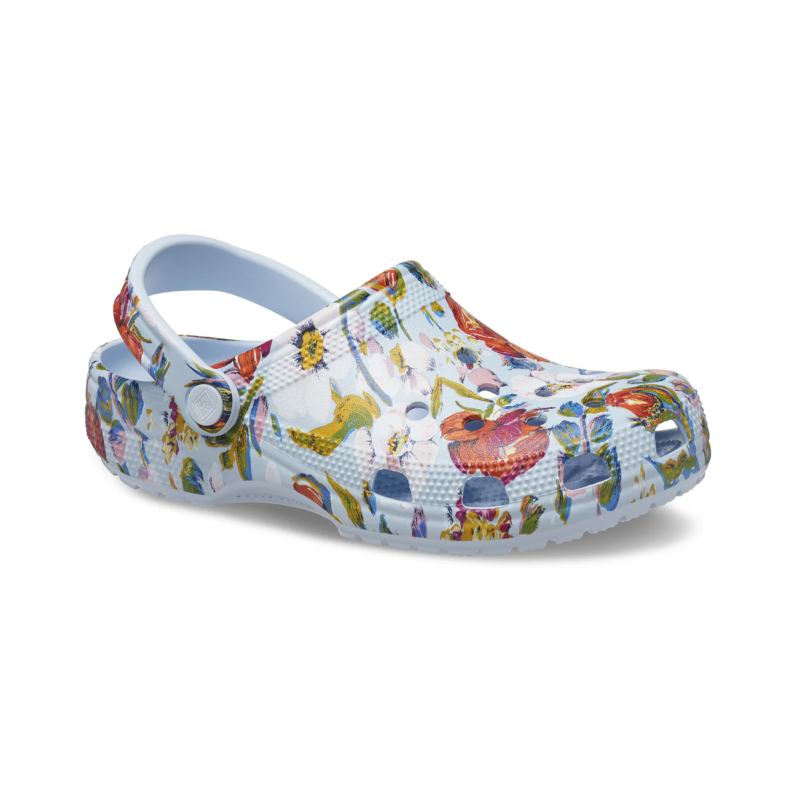 Beautiful Sea Air Floral Clogs - Design by Crocodile