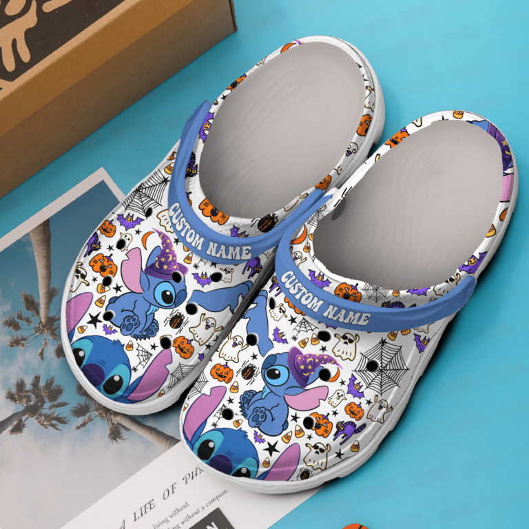Adorable Cartoon Halloween Clogs For Kids And Adults - Design by Crocodile