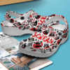 Exclusive Clogs SCREAM Ghostface Movie Villain Clogs - Design by Crocodile