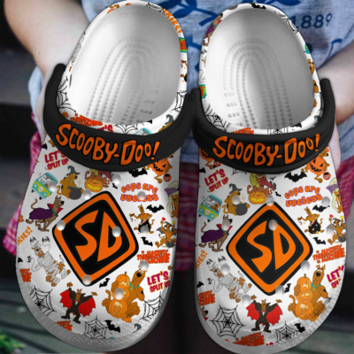 New Clogs Scooby-Doo Halloween Cartoon Clogs - Design by Crocodile