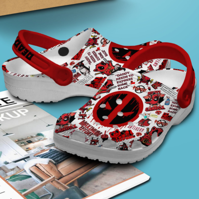 Eye-catching And Stylish Marvel Deadpool Clogs For Kids And Adults ...