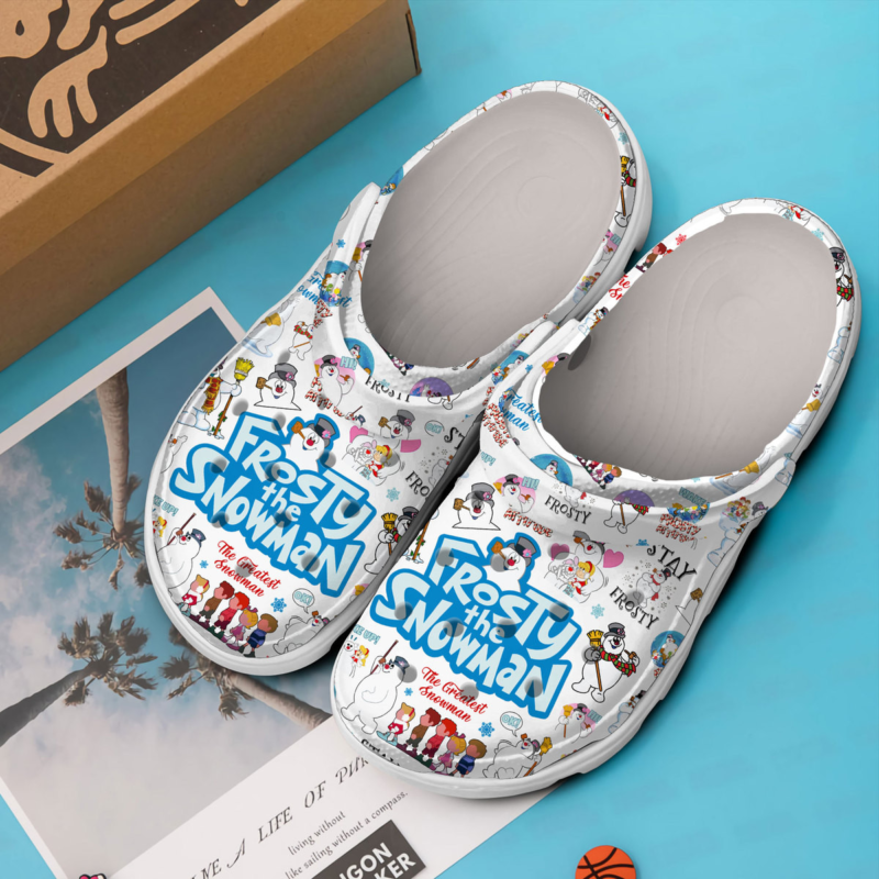 Frosty The Snowman Christmas Clogs For Kids And Adults - Design by ...