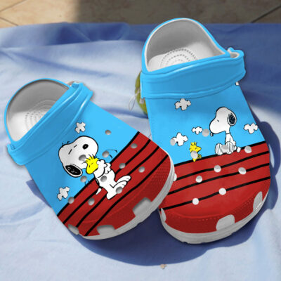 Adorable Friendship Snoopy And Woodstock Cartoon Clogs For Kids And ...