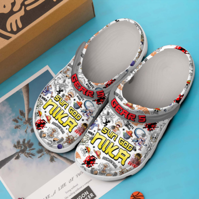 Monkey D Luffy Gear 5 Sun God Nika Anime Clogs - Design by Crocodile