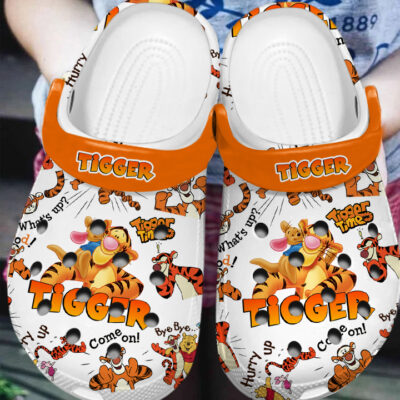 New Clogs Winnie The Pooh Tigger Cartoon Clogs For Kids And Adults ...