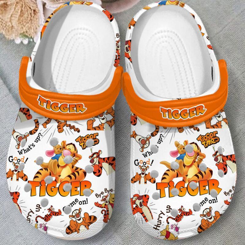 New Clogs Winnie The Pooh Tigger Cartoon Clogs For Kids And Adults ...