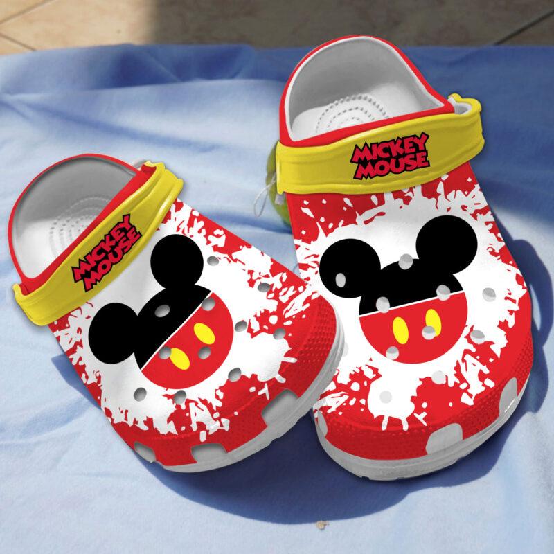 Mickey And Minnie Mouse And Donal Duck And Pluto Dog Cartoon Clogs For ...