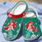 Beautiful The Mermaid Ariel Clogs For Kids And Adults - Design by Crocodile