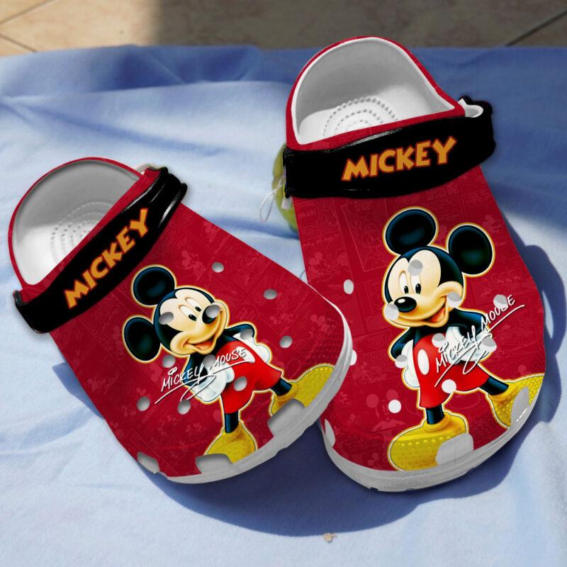 Magican Mickey Mouse Clogs For Kids & Adults - Design by Crocodile
