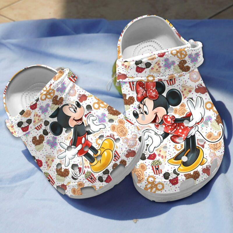 Merica Lovely Mickey And Minnie Mouse Clogs Kids & Adults - Design by ...