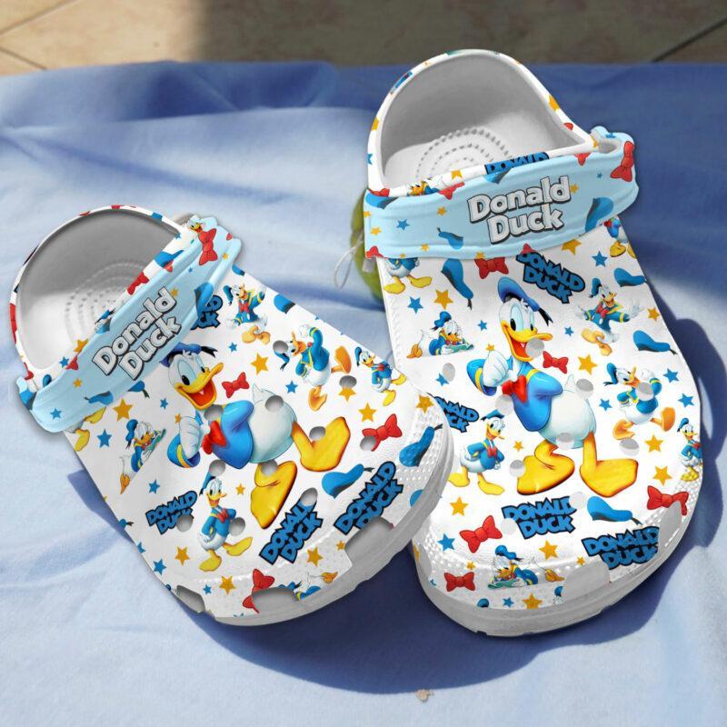 Beautiful Donald Duck Cartoon Classic Clogs For Kids And Adults ...