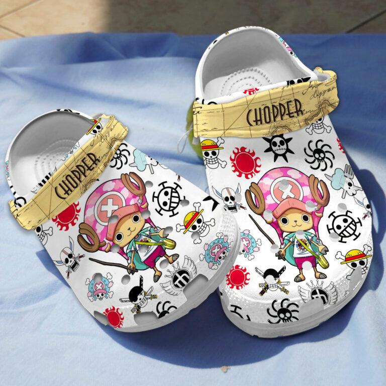 Cute Tony Tony Chopper One Piece Anime Clogs - Design by Crocodile