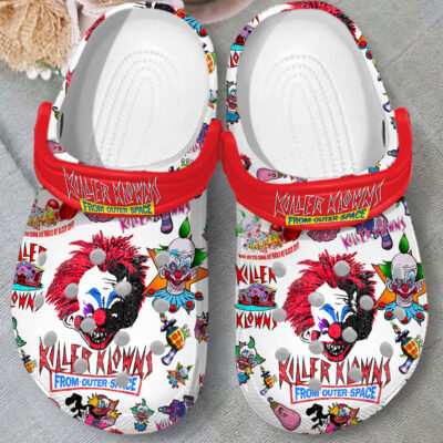 Killer Klowns From Outer Space Unisex Clogs Shoes - Design by Crocodile