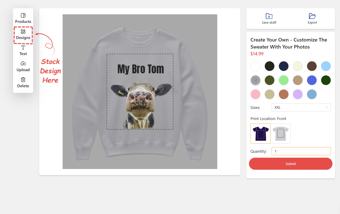 Create Your Own Custom Shirt - Design by Crocodile