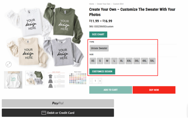 Create Your Own Custom Shirt - Design by Crocodile